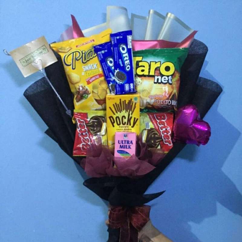 Jual buket snack/Bouquet Snack,buket wisuda,buket cantik,buket coklat ...