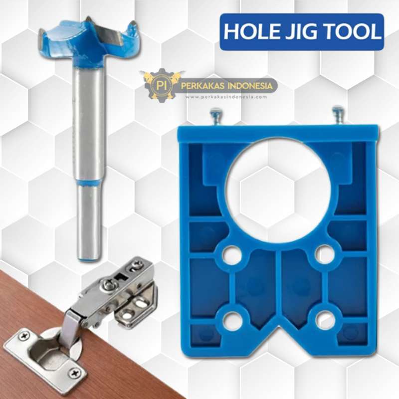 Jual Hinge Hole Drill Jig Alat Panduan Titik Penitik Lubang Pelubang ...