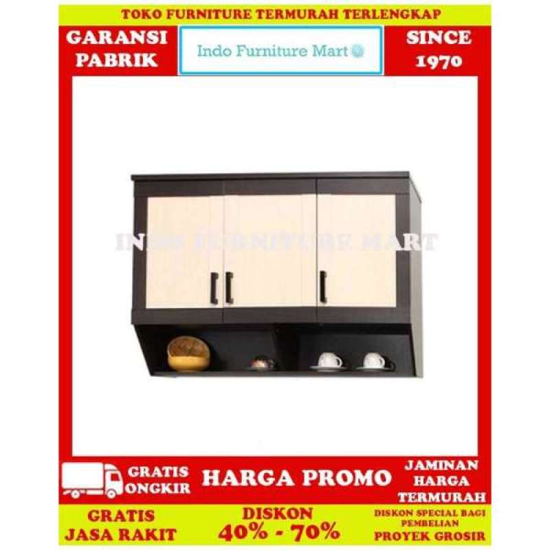 Jual Kitchen Set Lemari Dapur Atas Toppan Urbana Series Set Krem 3 ...