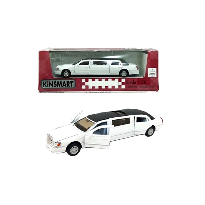 1999 Lincoln Town Car Limo 1/38 Scale Diecast By Kinsmart, 41% OFF
