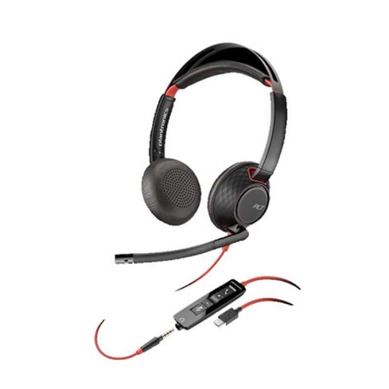Jual POLY Headset Blackwire 5200 Series Corded USB-C Headset 5220 di ...
