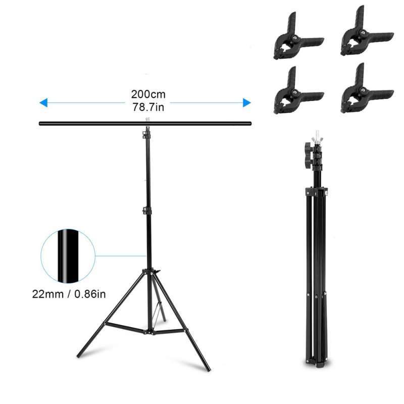 Promo Stand Tiang Besi Green Screen Murah Background Backdrop Fotografi ...