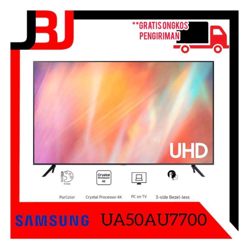 Promo SAMSUNG LED TV 50 INCH CRYSTAL UHD 50AU7700 SAMSUNG SMART TV 50 UA50AU7700 4K Diskon 26% ...