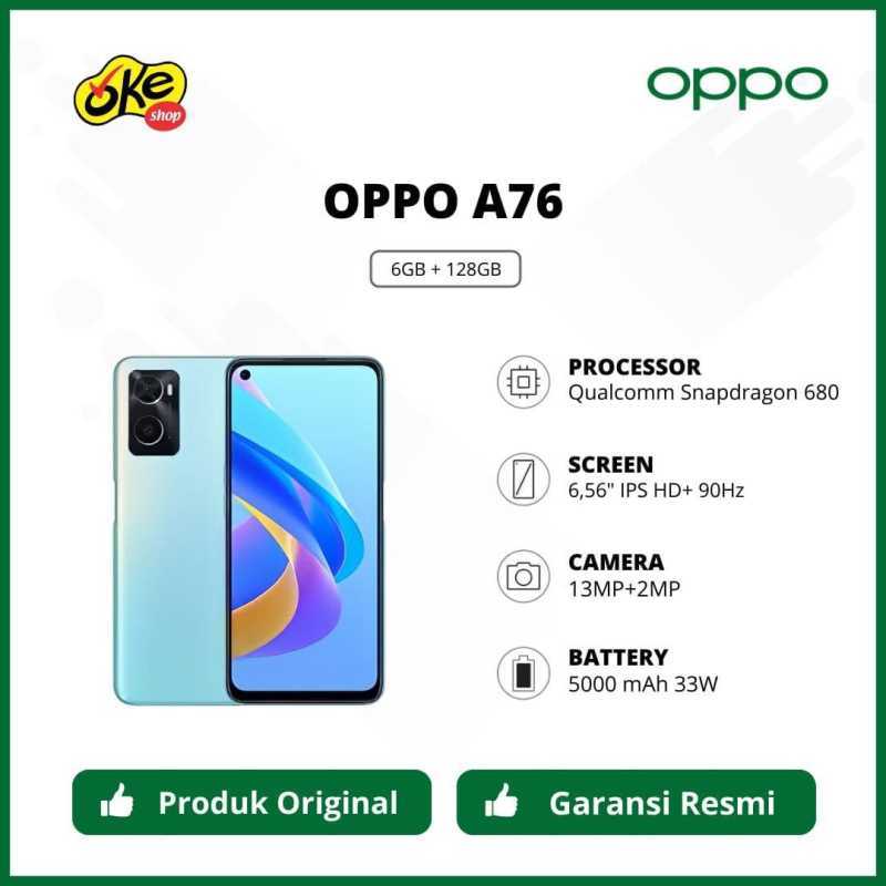 Jual Oppo A76 4G Smartphone (6/128GB) di Seller Okeshop O2O Official ...