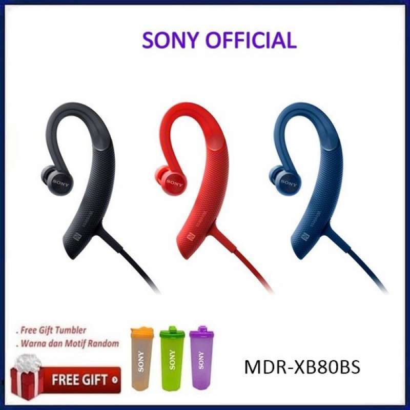 Jual Sony Mdr-Xb80Bs Extra Bass Sports In-Ear Bluetooth Headphones di ...