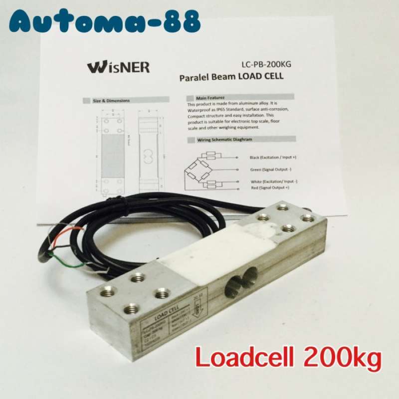 Jual Loadcell 200kg murah sensor spare part load cell transducer 200 kg di Seller Bena Store ...