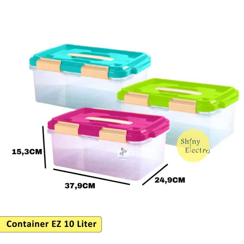 Promo Box Container EZY Box 10 Liter [ 10 ltr ] - Tempat Penyimpanan ...