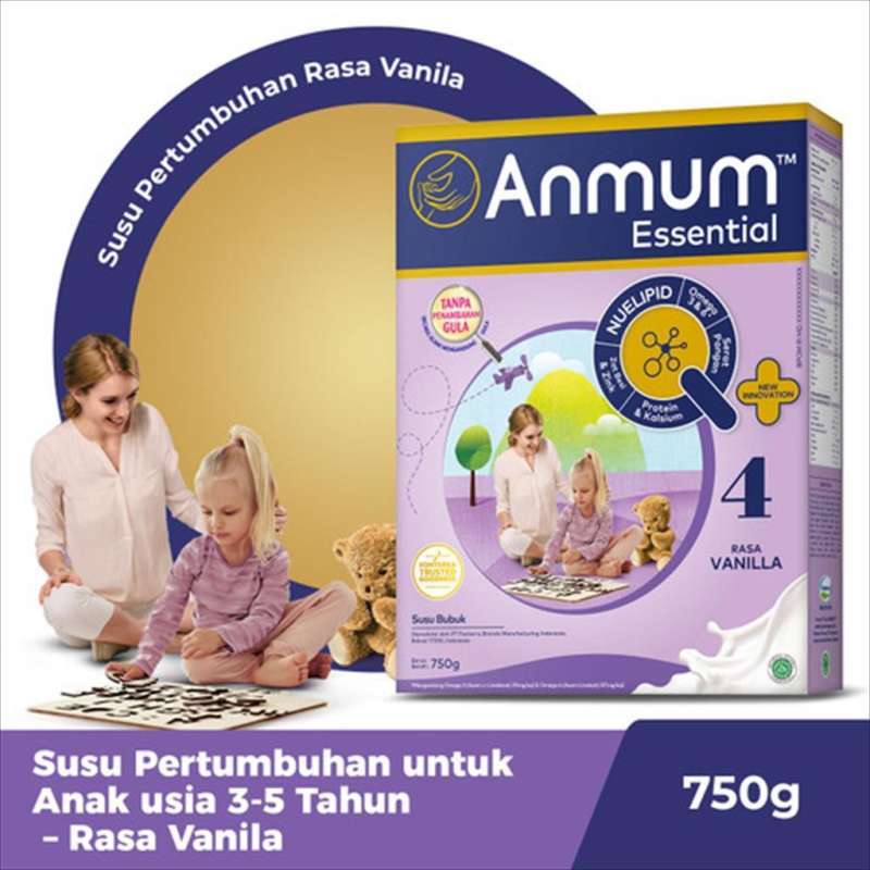 Jual Anmum Essential 4 Vanilla750ml Susu Pertumbuhan Anak Usia 3-5 ...