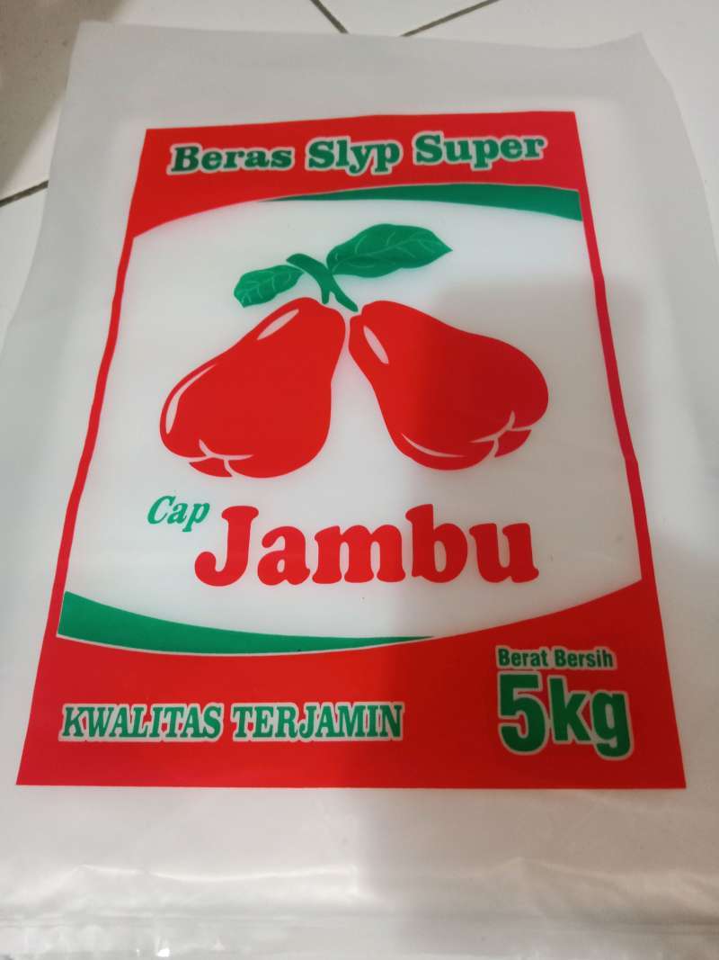 Jual plastik beras 5 kg cap jambu(100pcs) di Seller ...