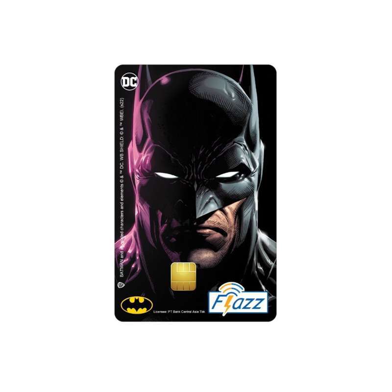 Jual Kartu Flazz Limited Edition Batman Full Face Berlogo Baru Di ...