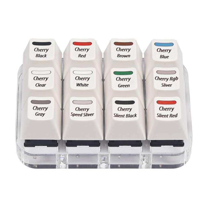 Jual Cherry MX Mechanical 12 Key Switch Tester Testing Keycaps English ...