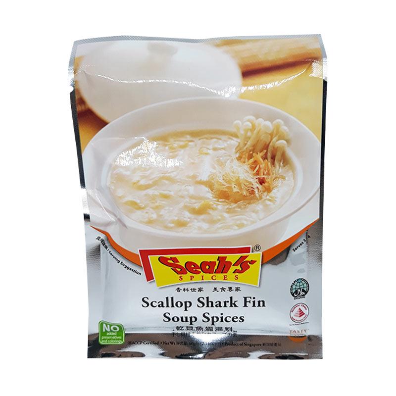 Jual Seah Scallop Shark Fin Soup Spices Bumbu Instan [60 G] Di Seller ...