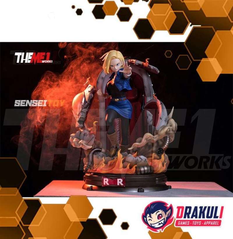 Jual Statue Theme Works 1 1/6 Dragon Ball - Android 18 di Seller ...