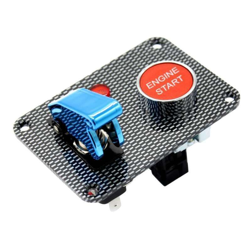 Promo Car Marine Boat RV Start Push Button + Toggle Switch with Blue ...