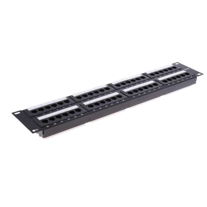 Jual 48Port CAT5e 110 2U Unshielded Network Ethernet RackMount Patch ...