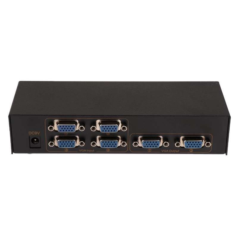 Jual 4 Port Female(4 VGA In/2 VGA Out) VGA Switch Box for PC TV Monitor ...