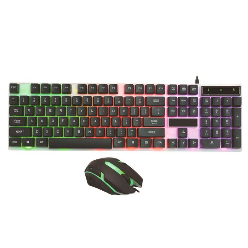 Jual Desktop 104 Keys RGB Backlight Gaming Keyboard and Mouse Combos di ...