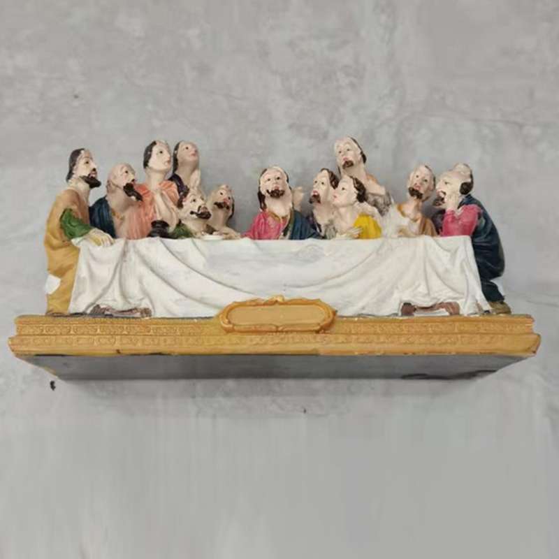 Jual And The 12 Disciples At The Last Supper Statue Christian Figurine ...