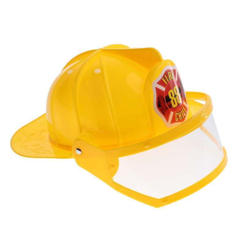 Promo Fireman Safety Helmet Hat Cap Toy Toddlers Cosplay Prop Early ...