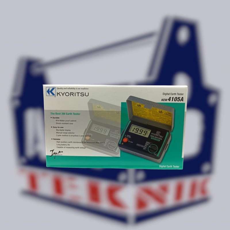 Jual Kyoritsu 4105A Digital Earth Tester Grounding Tester Asli 100% di ...