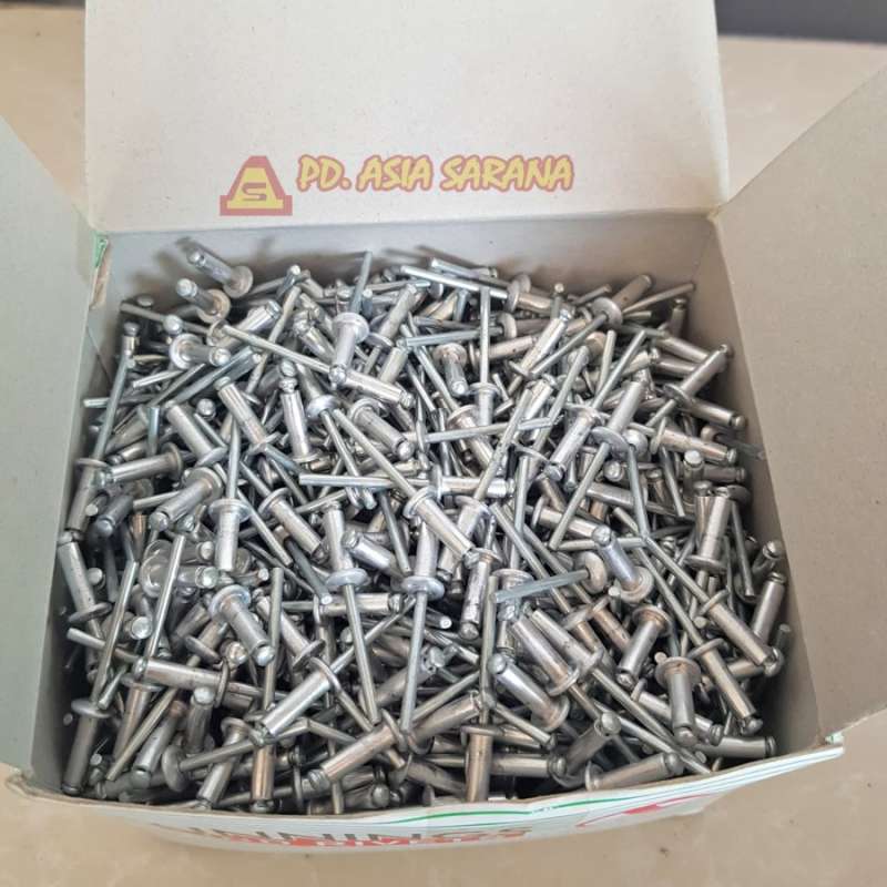 Jual Paku Rivet 4mm [550] Bijian Satuan / Paku Ripet Lipet Rifets Di ...