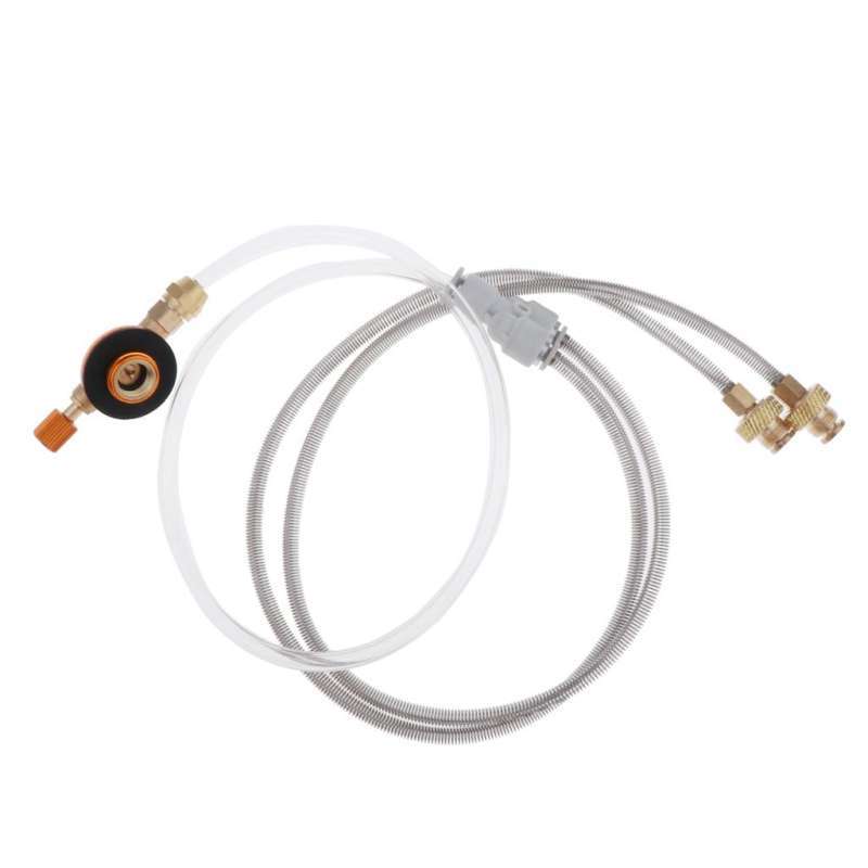 Promo Outdoor Cooking 2 Way Double Pipes Gas Stove Part Tank Burner ...