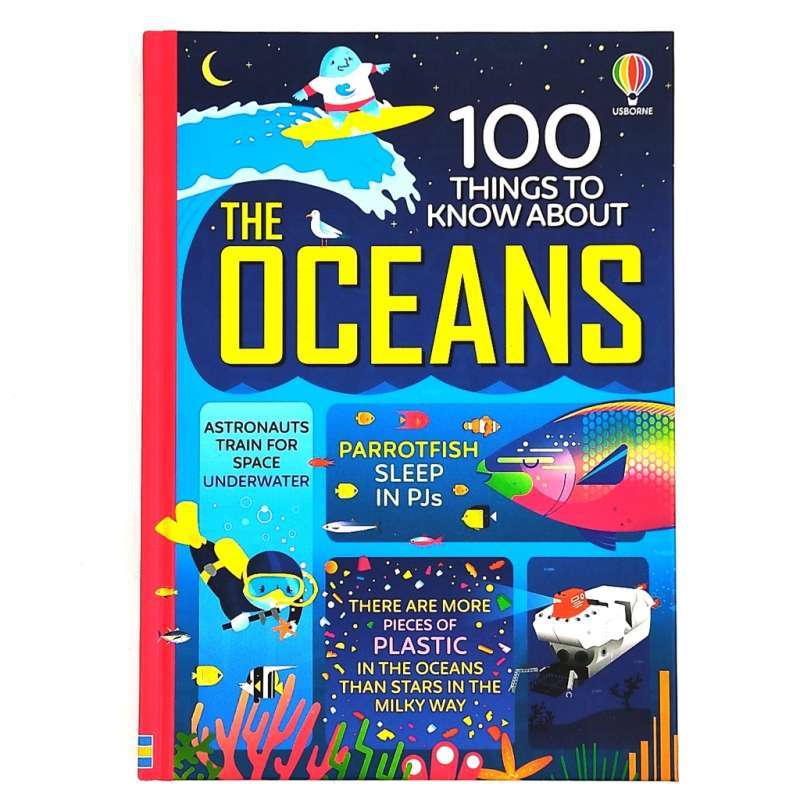 Jual ORIGINAL Usborne 100 Things to Know About The Oceans - Leon Books ...