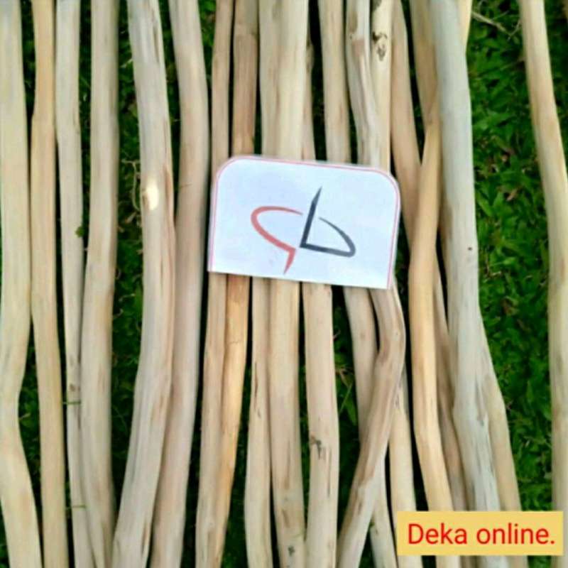 Promo Ranting kayu jati jawa kupas (teak wood branch) untuk kerajinan ...