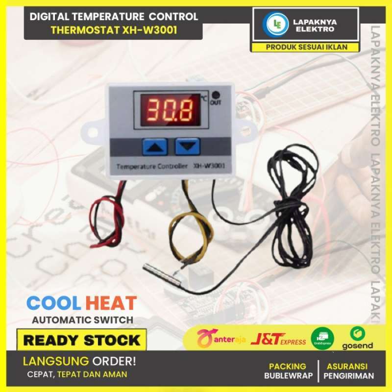 Jual Thermostat Digital Ac 220v Termostat Alat Pengatur Suhu W3001 Di Seller Bena Store ...