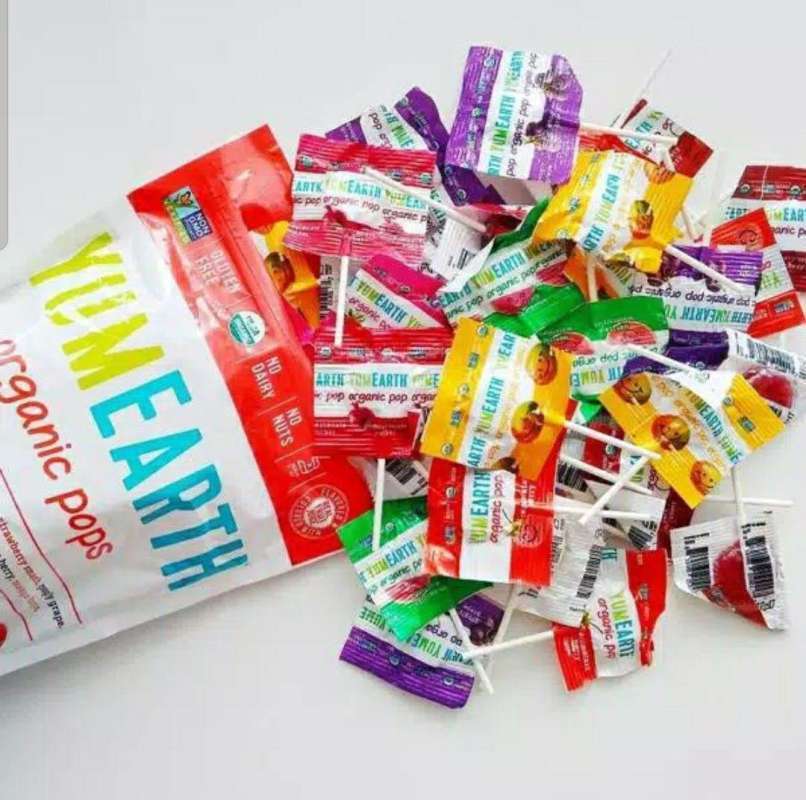 Promo YumEarth Pops Organic 50pc / YumEarth Permen Vitamin C / Gluten ...