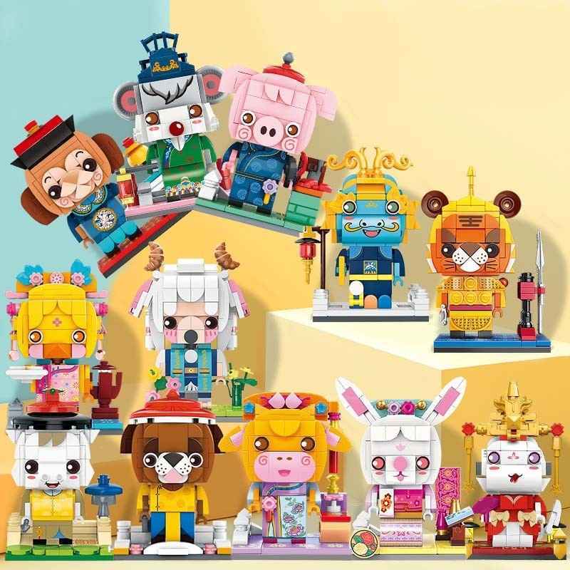 Jual Brick Keeppley 12 Chinese Shio Zodiac Enlighten - 10140 Chicken Di ...