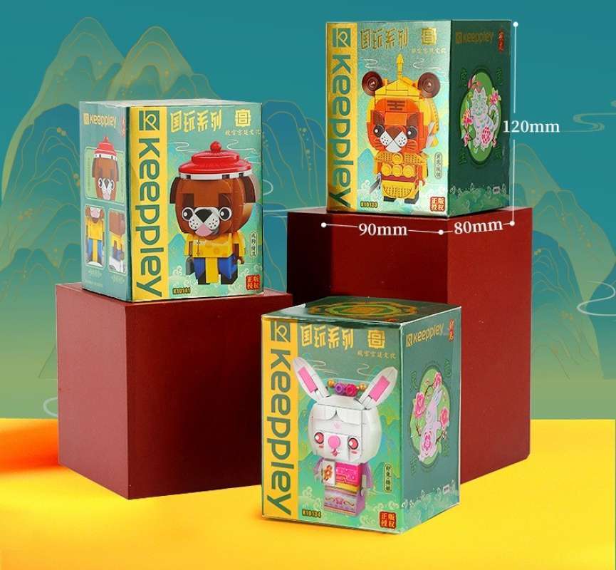 Jual Brick Keeppley 12 Chinese Shio Zodiac Enlighten - 10140 Chicken Di ...