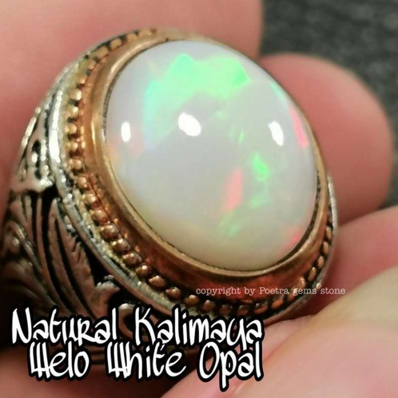Jual Batu Kalimaya White Opal Model Terbaru - Harga Promo Juni 2024 ...