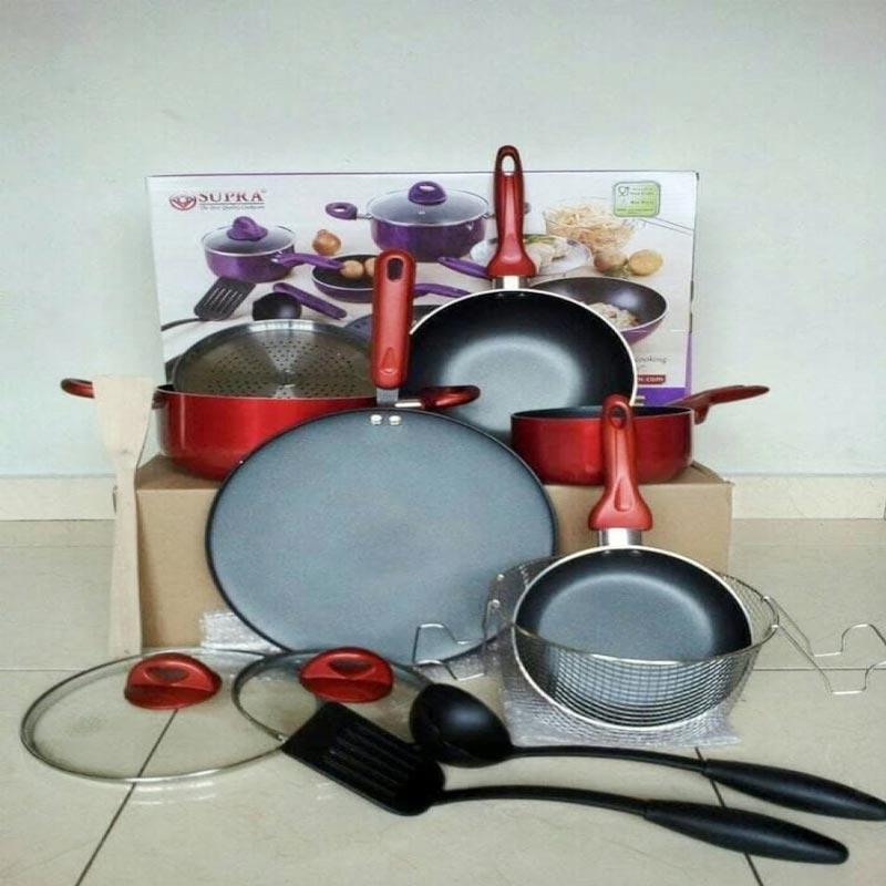 Jual Supra Rosemary Premium Cookware Set Panci [12 Pcs] Di Seller Barat ...