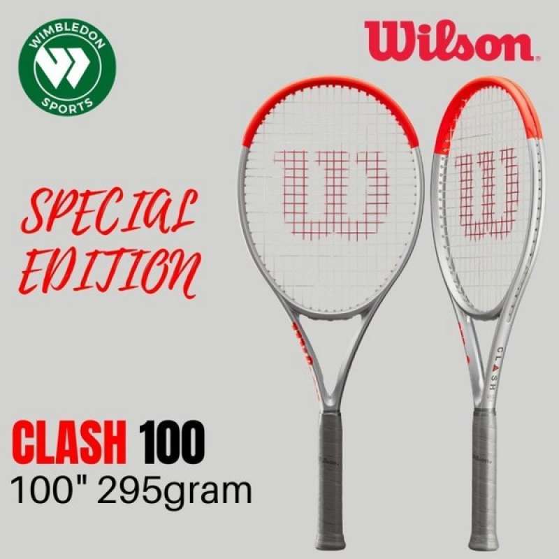 Jual New Raket Tenis Wilson Clash 100 / Raket Wilson Clash 100 Diskon ...