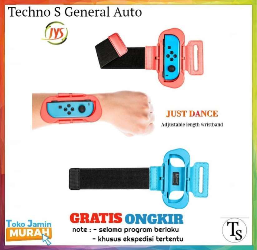 Jual Jys Hand Strap Joy Con Nintendo Switch / Handstrap Joycon Just Dance - Black Di Seller ...