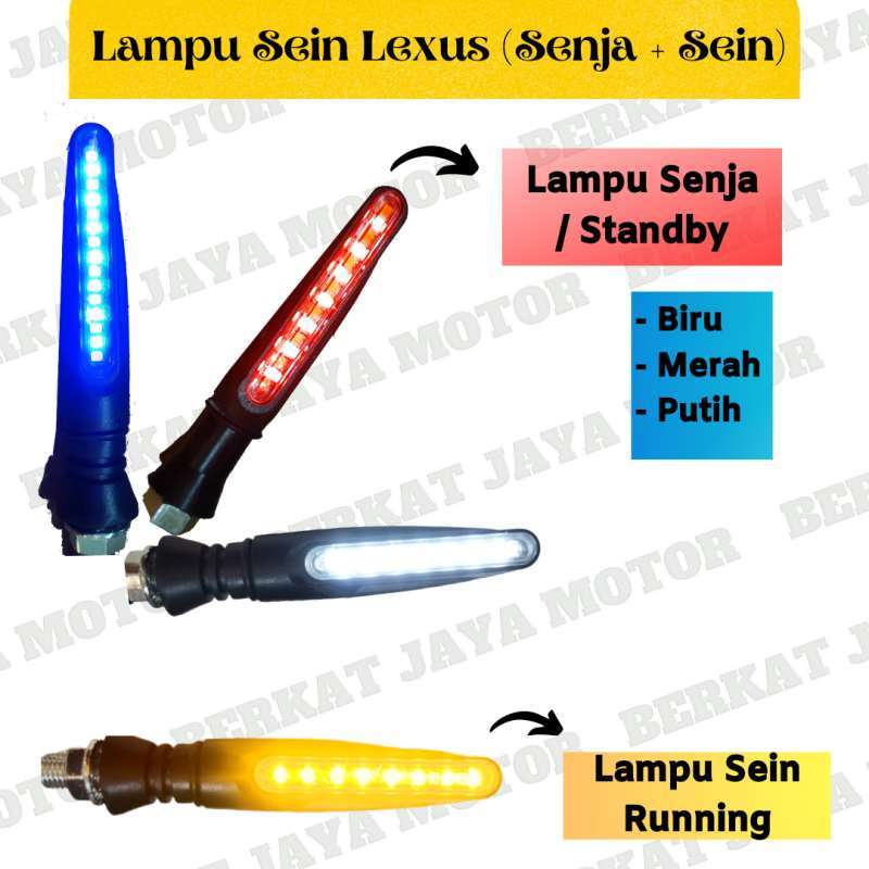 Jual Lampu Sein Sen Led Running Model Lexus Sein Led Running Drl Motor ...