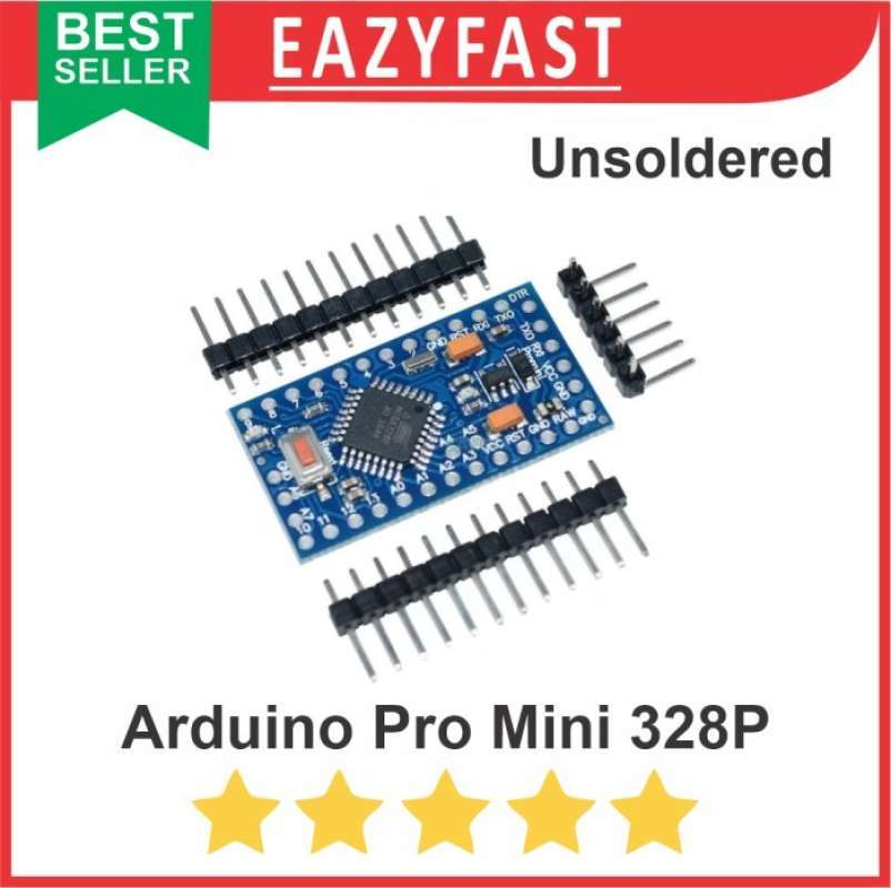 Jual Arduino Pro Mini promini ATMEGA 328P di Seller Eazyfast_Store ...