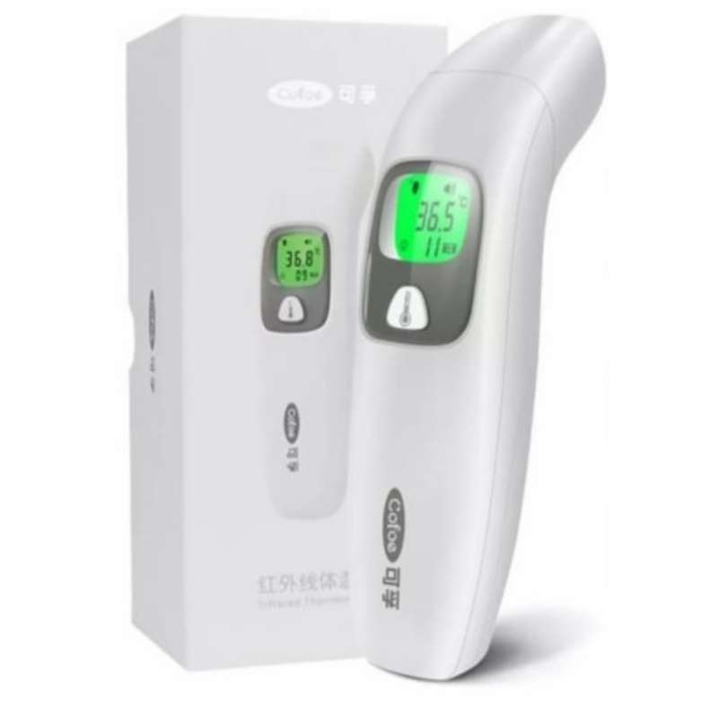 Jual Termometer Infrared Digital Non Contack Pengukur Suhu Dahi,telinga ...