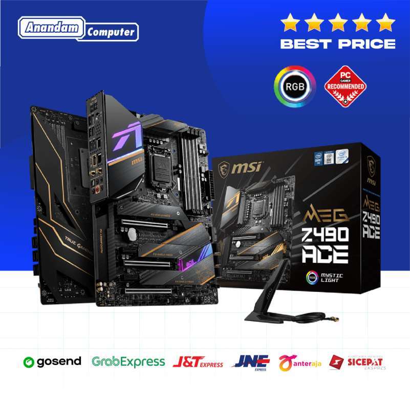 Jual MSI MEG Z490 ACE INTEL LGA 1200 Z490 DDR4 Motherboard di Seller Anandam Computer Official ...