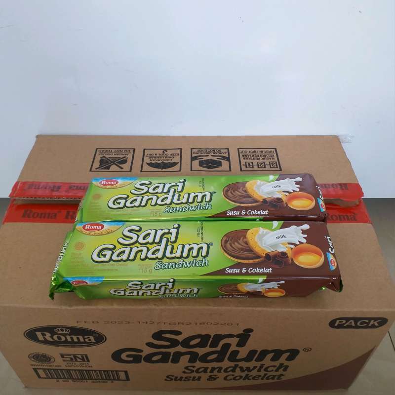 Jual Roma Sari Gandum 1 Karton Termurah - Harga Grosir Terupdate Hari ...