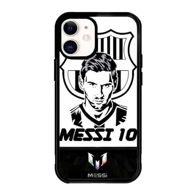Promo Custom Casing Murah iPhone 11 TPU-Glasscase Messi_Logo AC10767 ...