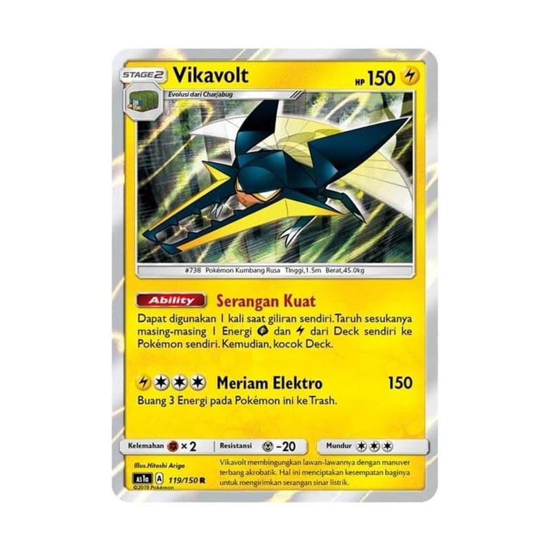 Jual Pokemon Indonesia Trading Card Vikavolt AS1a 119-150 R Nonfoil di ...