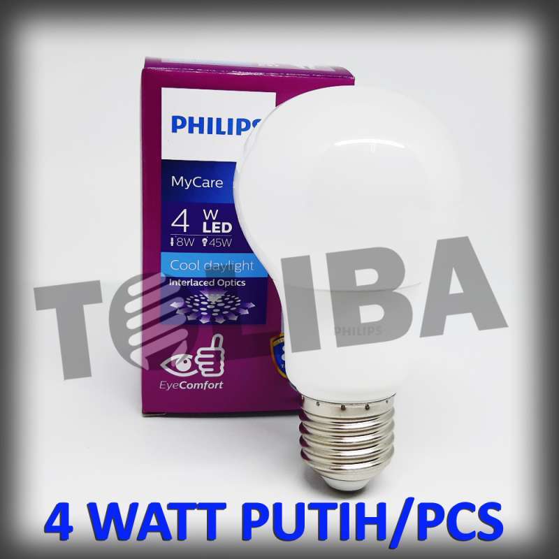 Jual Lampu Led Philips 4watt 4w 4 W 4 Watt / Lampu Philips Led Putih ...