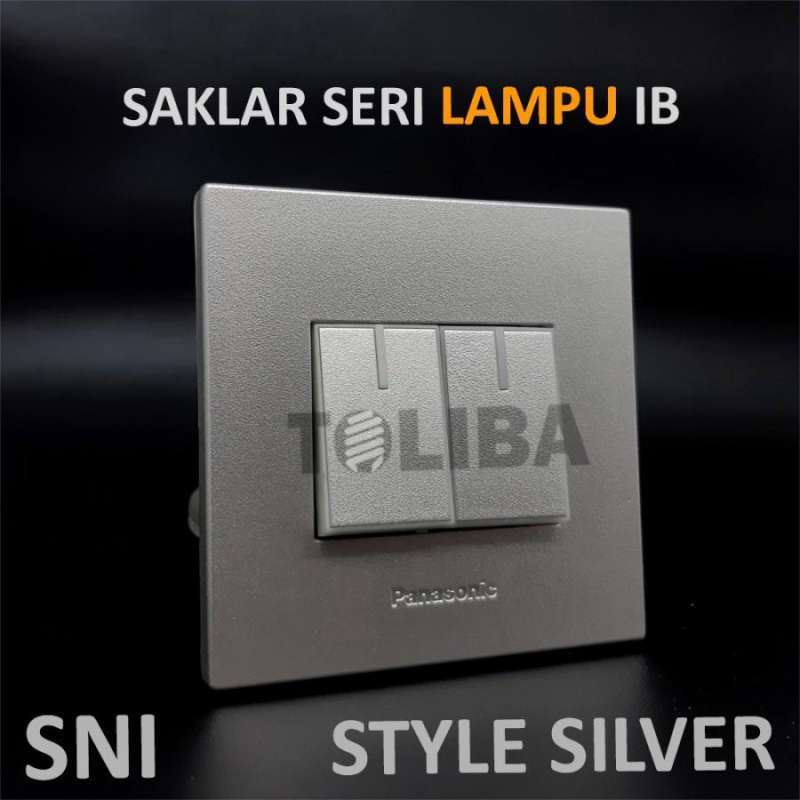 Jual Saklar Seri Lampu Inbow Panasonic Silver / Saklar Minimalis Sni Di ...