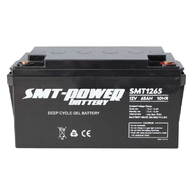 Jual Battery Baterai Ups Smt Power 1265 Smt1265 12v/65ah 12 Volt 65 Ah ...
