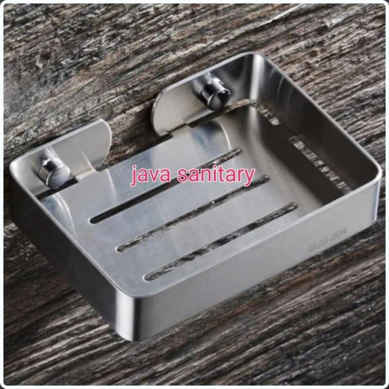 Jual Tempat Sabun Stainless Sus 304/Kotak Sabun Dinding Kamar Mandi ...