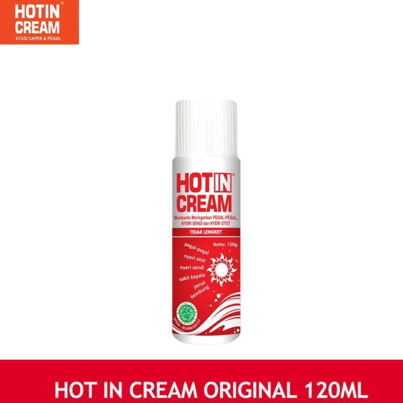 Promo Hotin Cream Botol 120 Gram | Hot In Cream | Meringankan Pegal ...
