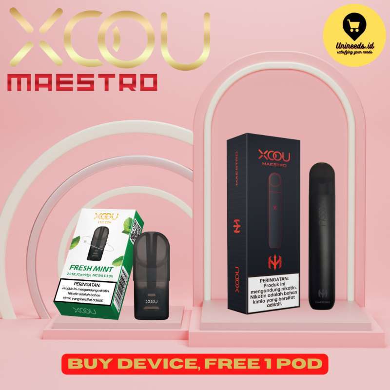 Jual XOOU Maestro 5th Generation Vapor Pods Device Free 1 Pod (RELX ...