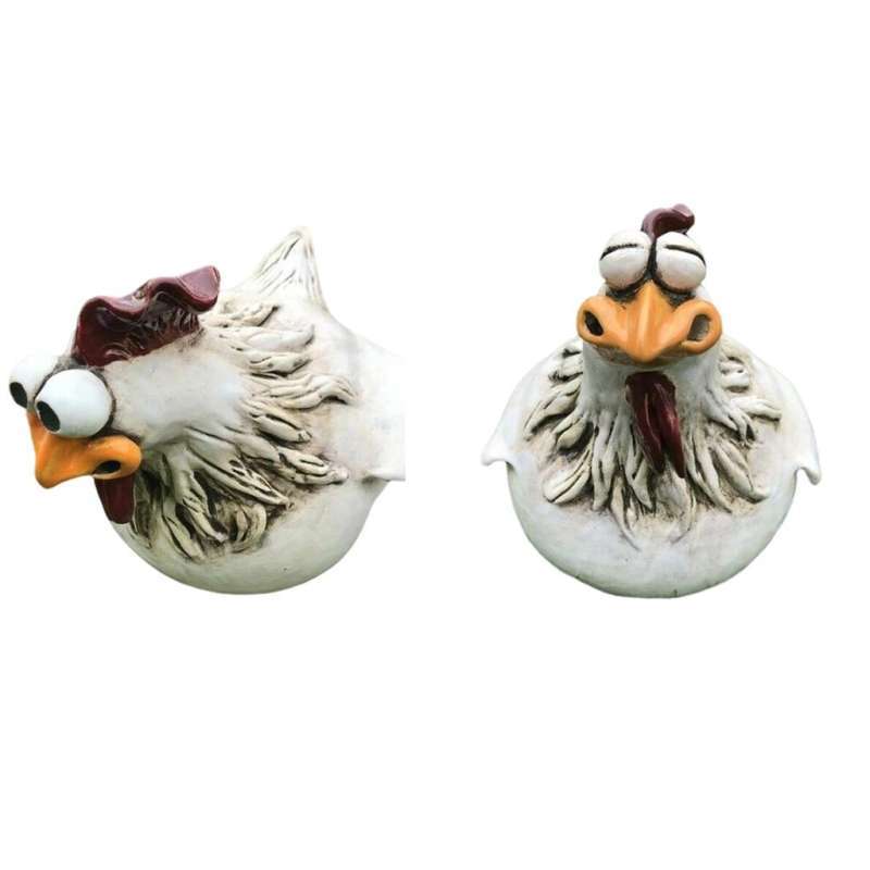 Jual Chicken Garden Statue Hen Sculpture Big Eye Chicken Crafts for ...